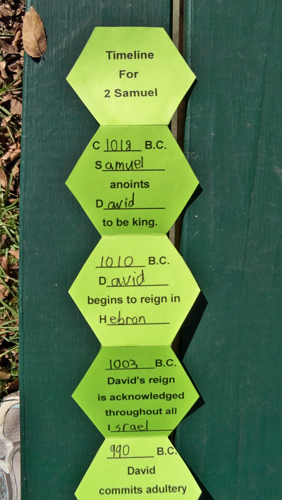 homeskulin: 2 Samuel Lap folder - Part 2