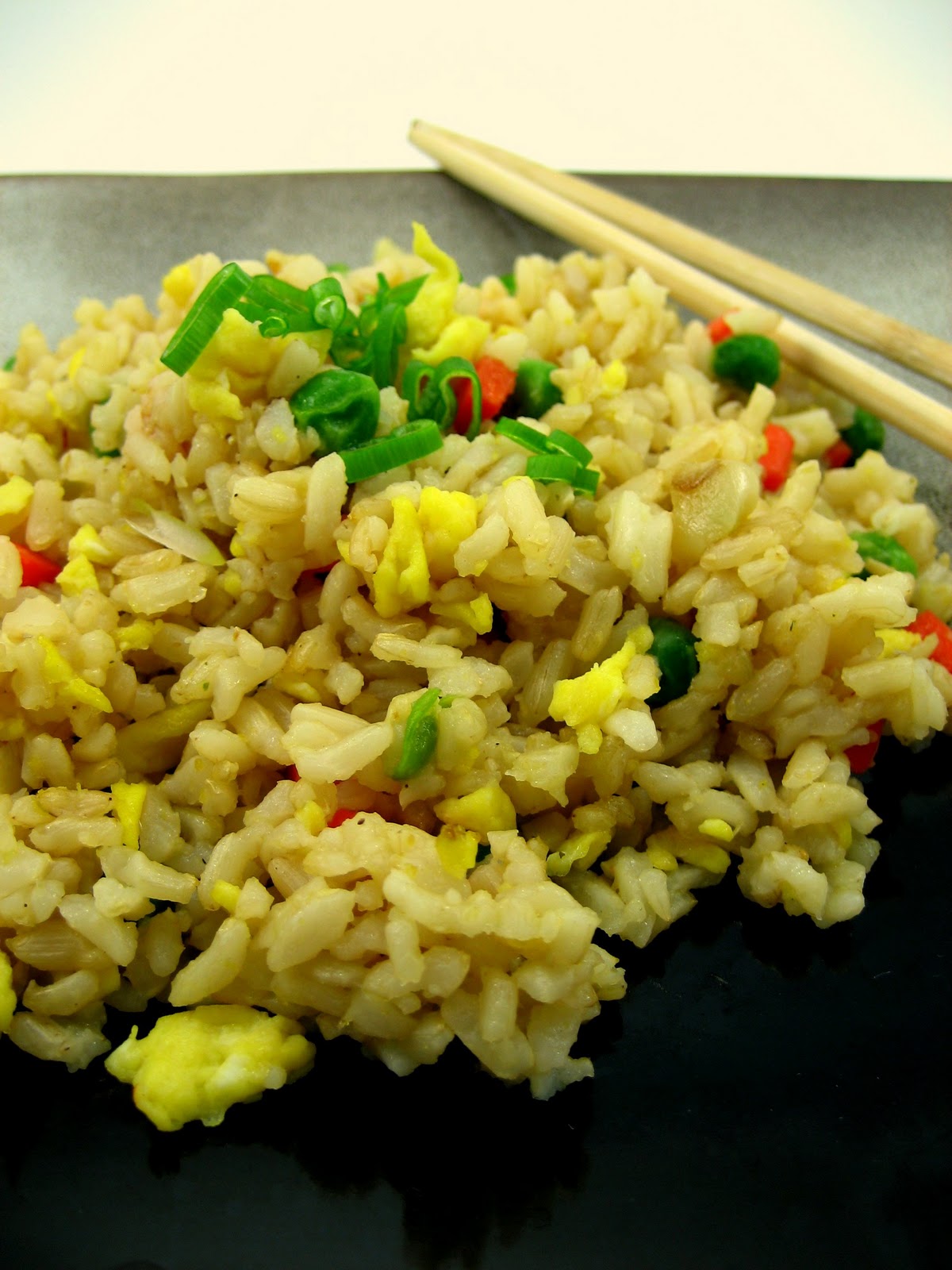 Homestyle Vegetarian Cooking: Fried Brown Rice