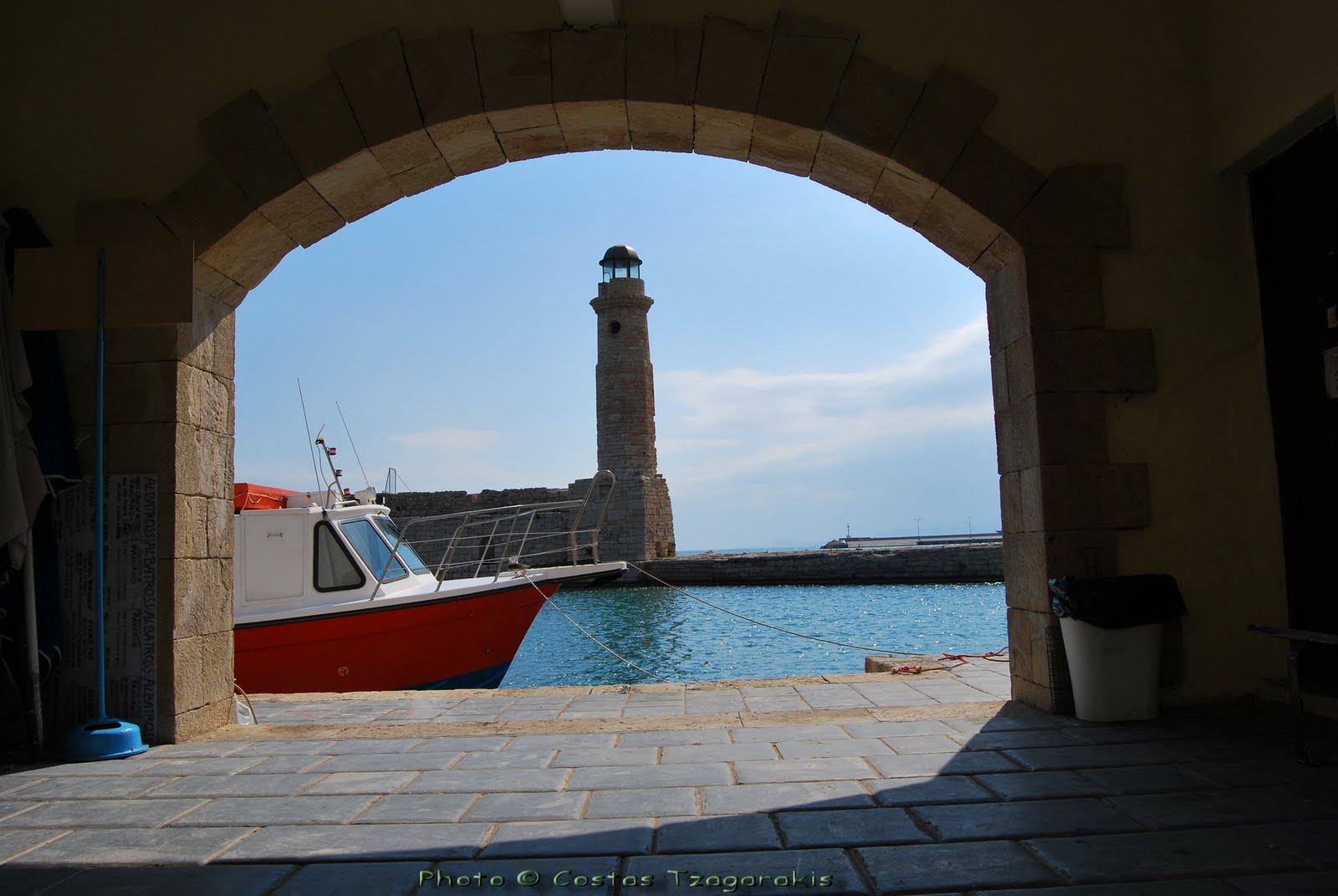 Nature Digital : Rethymnon, Crete. The old port and the lighthouse ...