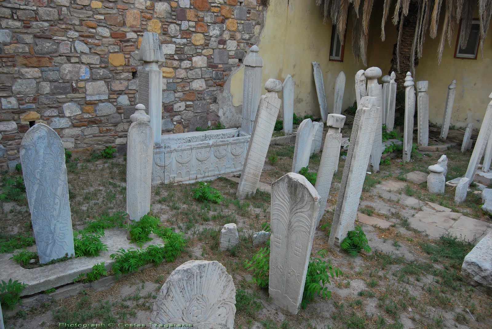 Nature Digital : An old turkish cemetery and a christian church almost ...