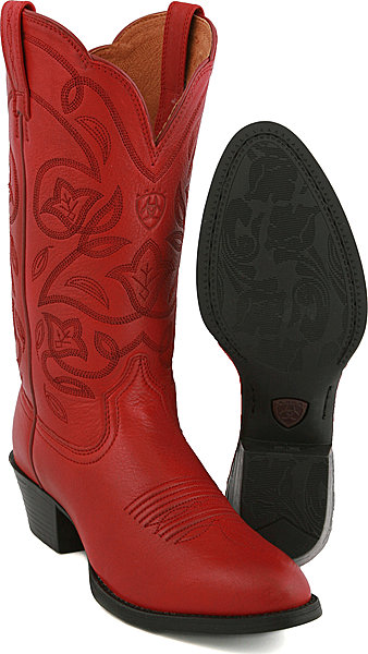 Rodeo Ropers Cowboy Boots: Original Footloose Red Boots