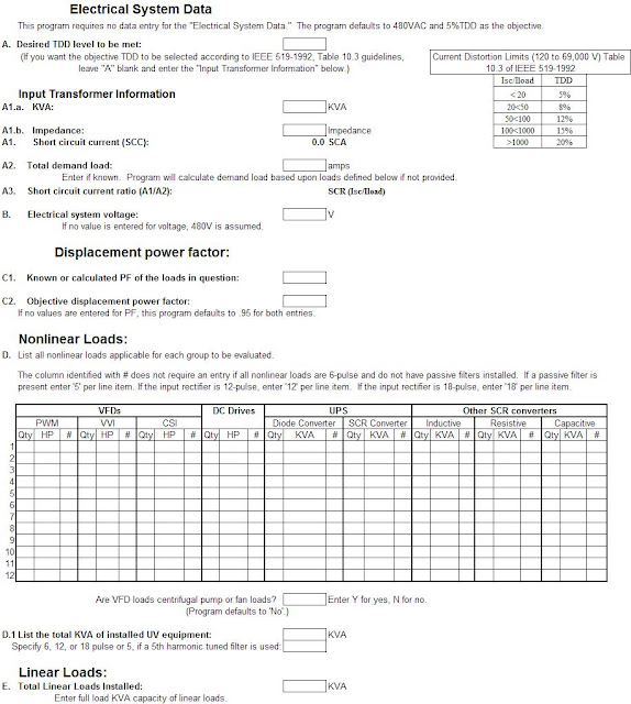 Electrical Calculations Sheet -Sub ~ Electrical Knowhow
