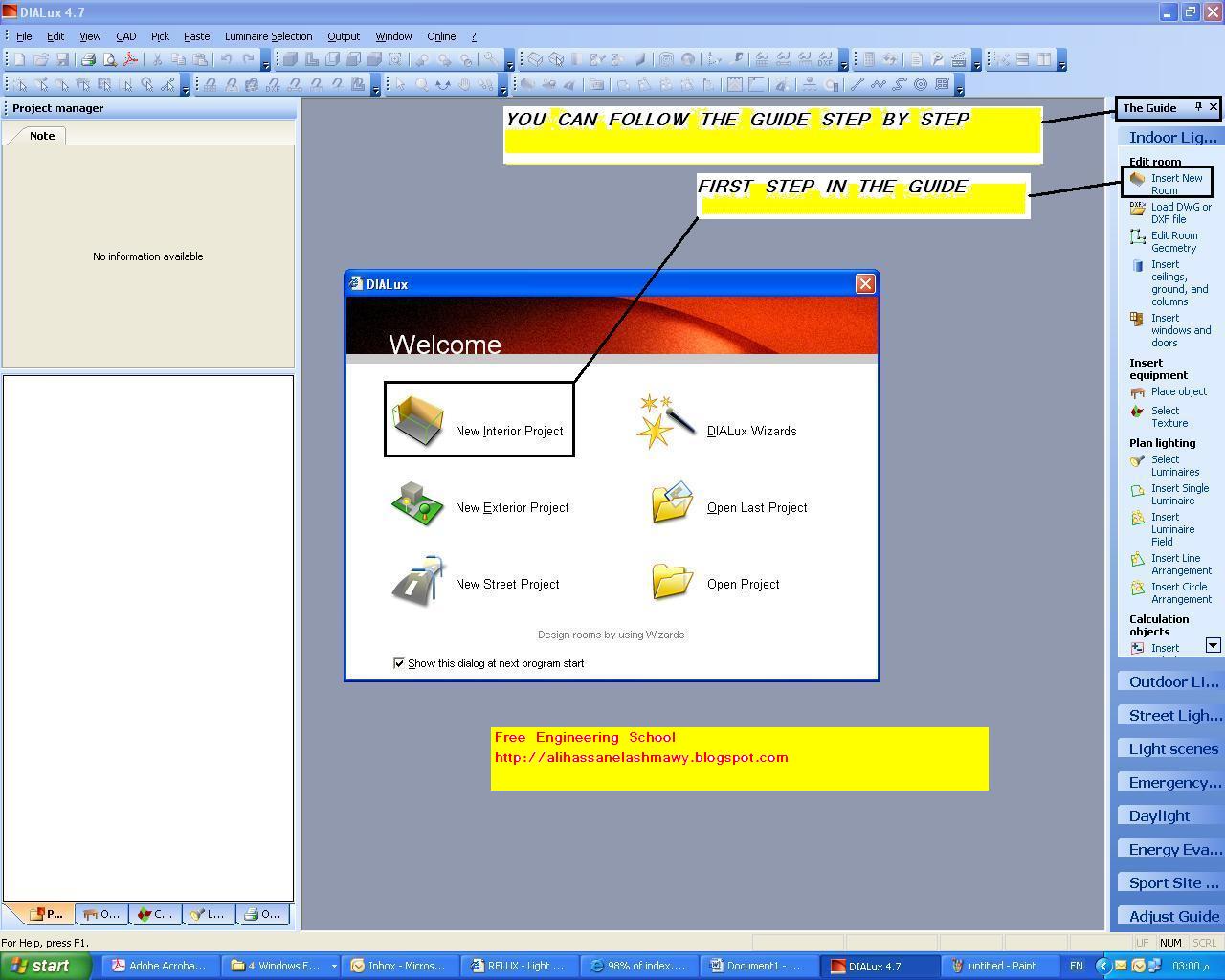 DIALux Lighting Software Program - Red Version ~ Electrical Knowhow