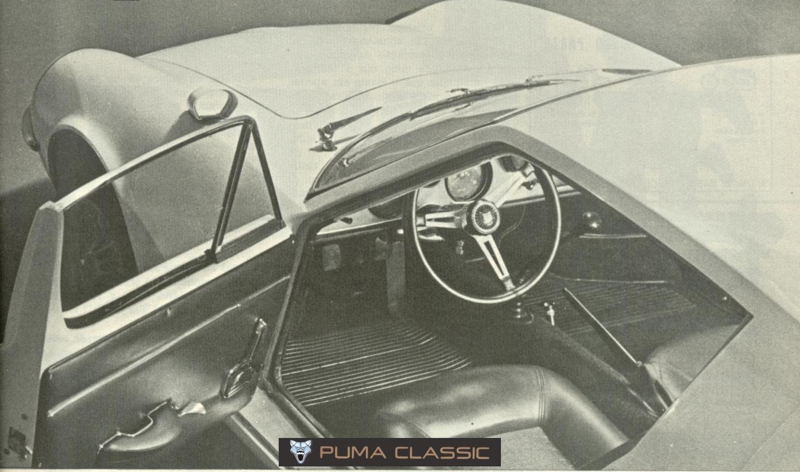 Puma Classic: Puma GT VW 1968/69/70 - Parte interna