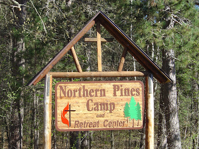 Northern Pines Camp: New Entrance Signs