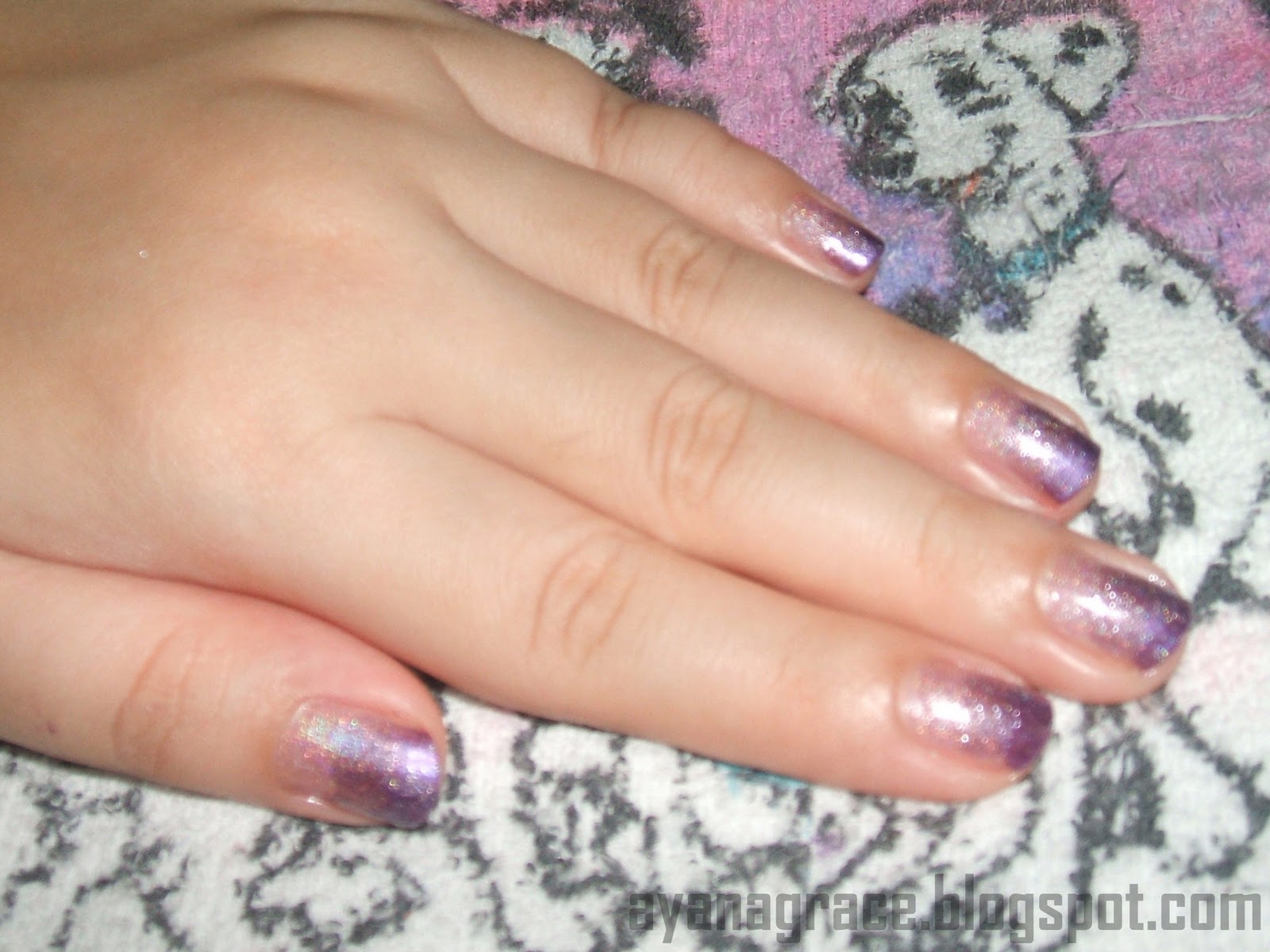 Tutorial: Purple Gradient Nails