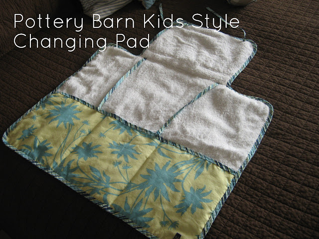 Pickup Some Creativity: Pottery Barn Kids Style Changing Pad Tutorial