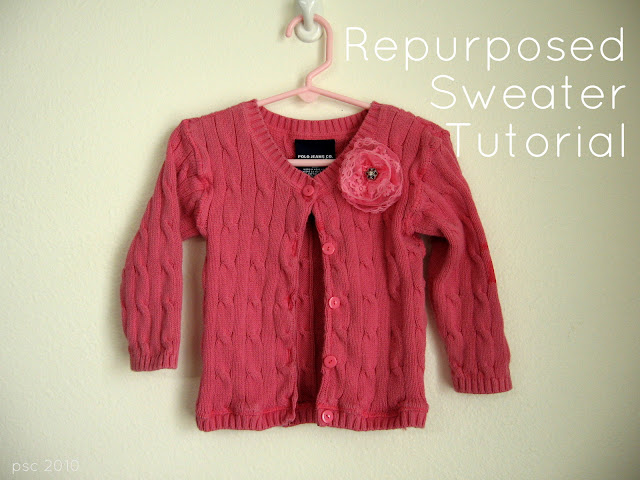 Pickup Some Creativity: Repurposed Sweater Tutorial