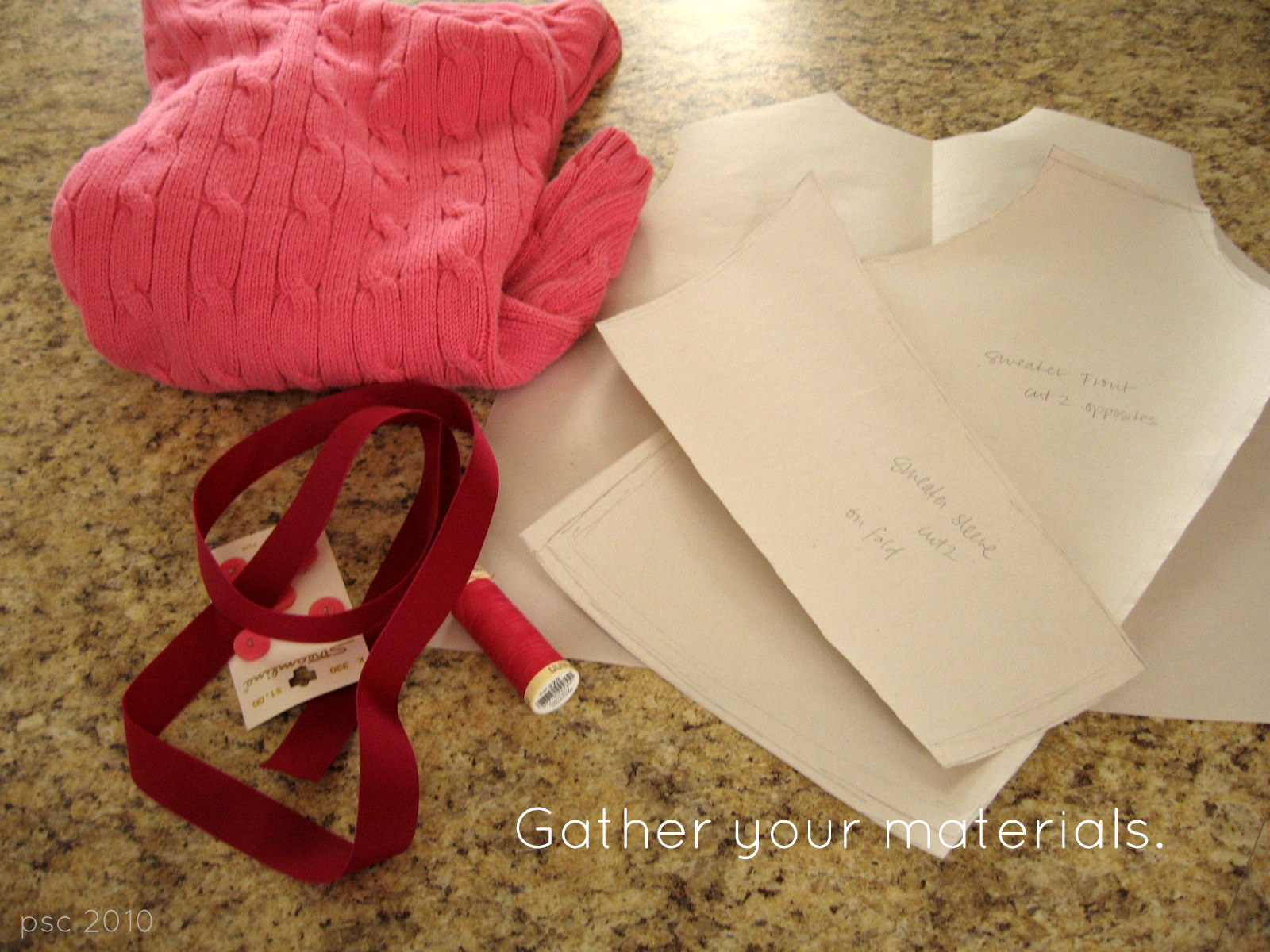 Pickup Some Creativity: Repurposed Sweater Tutorial