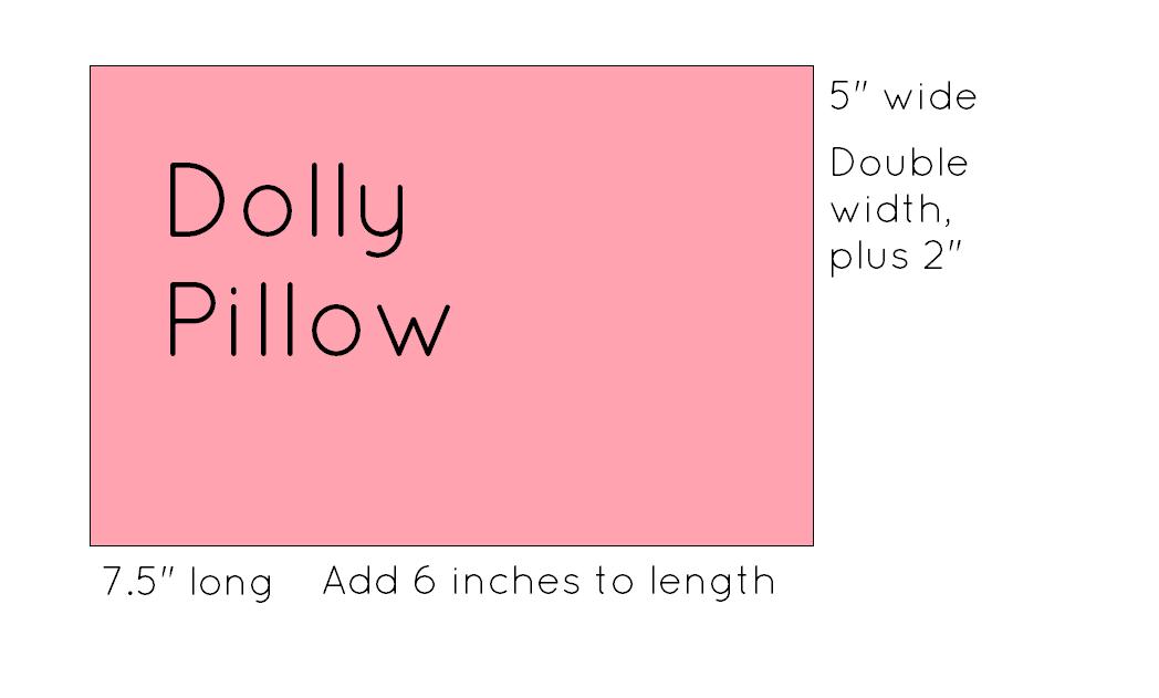 Pickup Some Creativity: Dolly Pillowcase Tutorial