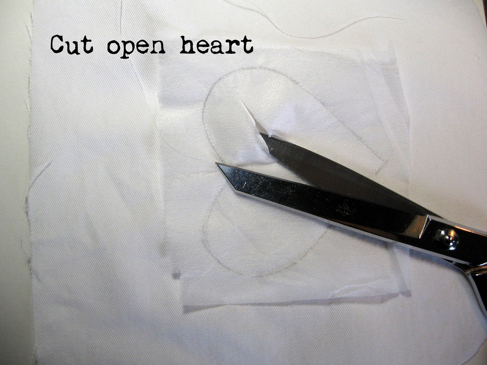 Pickup Some Creativity: Creating an inset heart with finished edge tutorial