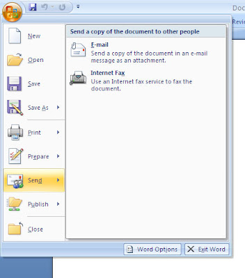 Easy Way to Learn Microsoft Office 2007: Description Office Button on ...