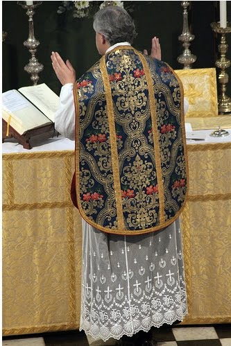 Is Anybody There? : Some True Blue Mass Vestments