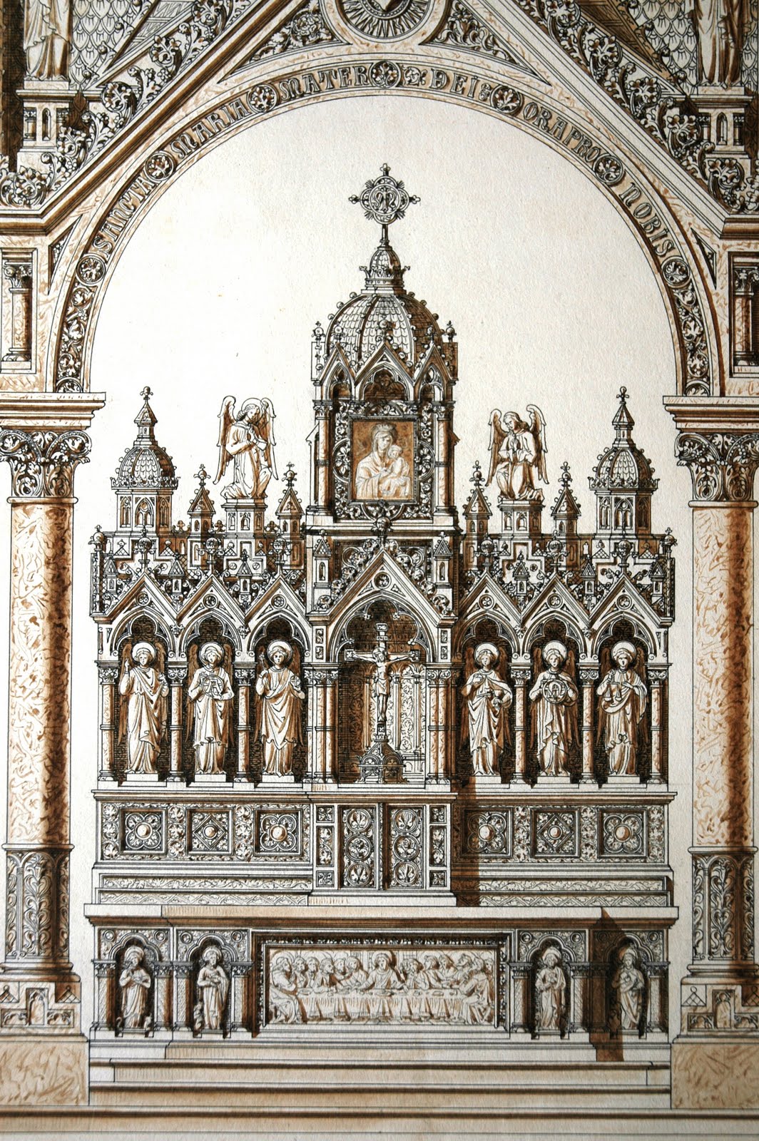 New Liturgical Movement: Stuflesser Altar and Reredos Designs
