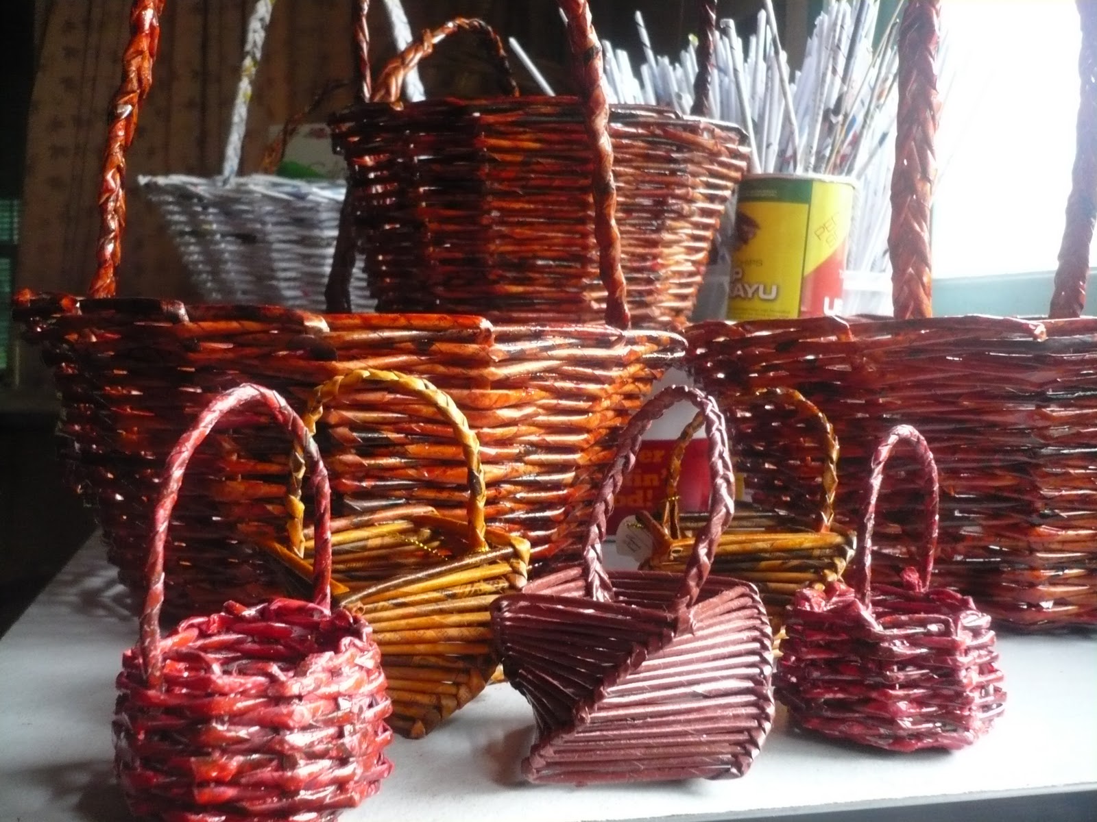 bakul mini daripada kertas: raga hantaran