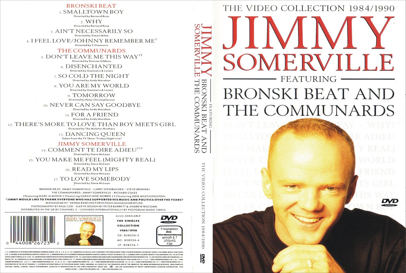 Listado de DVD Musicales, Peliculas, Discografias.: Jimmy Somerville ...