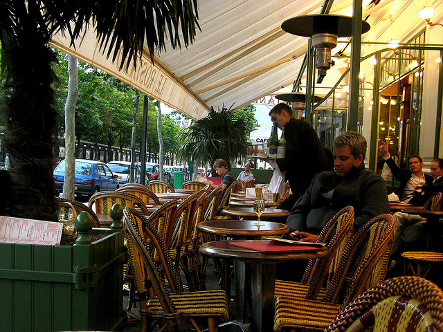 Tally Ho!: Cafe Le Rostand Paris France Across From The Luxembourg Gardens