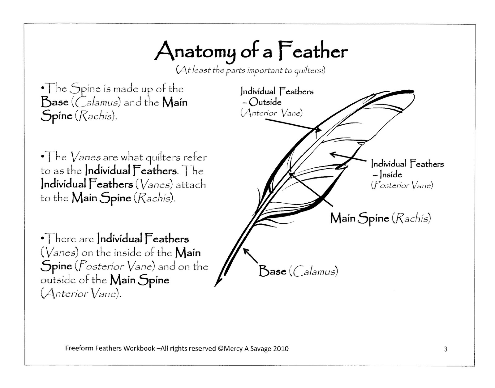 Tropical Applique: Fanciful, Free Motion, Freeform Feather Fun