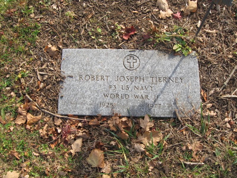 My Tombstone Collection: Tombstone Tuesday - Tierney, Robert Joseph
