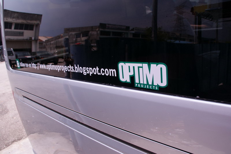 OPTIMO PROJECTS: Optimo Projects Logo and Sticker installation