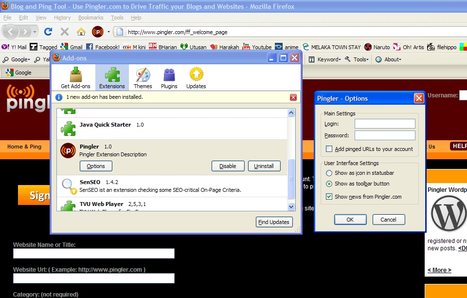 Ping Blog Post Anda Dengan Lebih Mudah Dengan Plug In Pingler Untuk ...