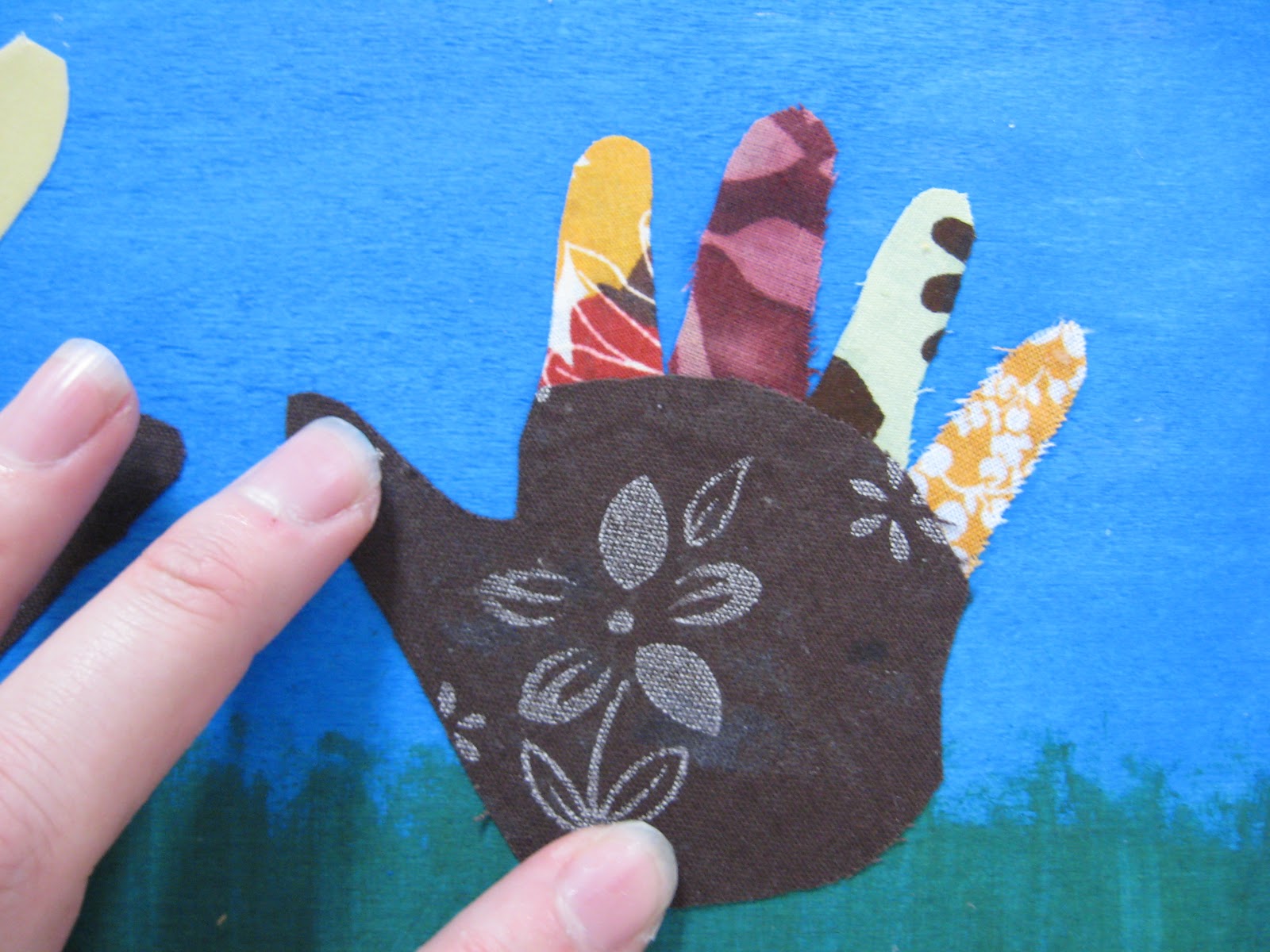 Craft with Confidence: Little Turkey Hands tutorial