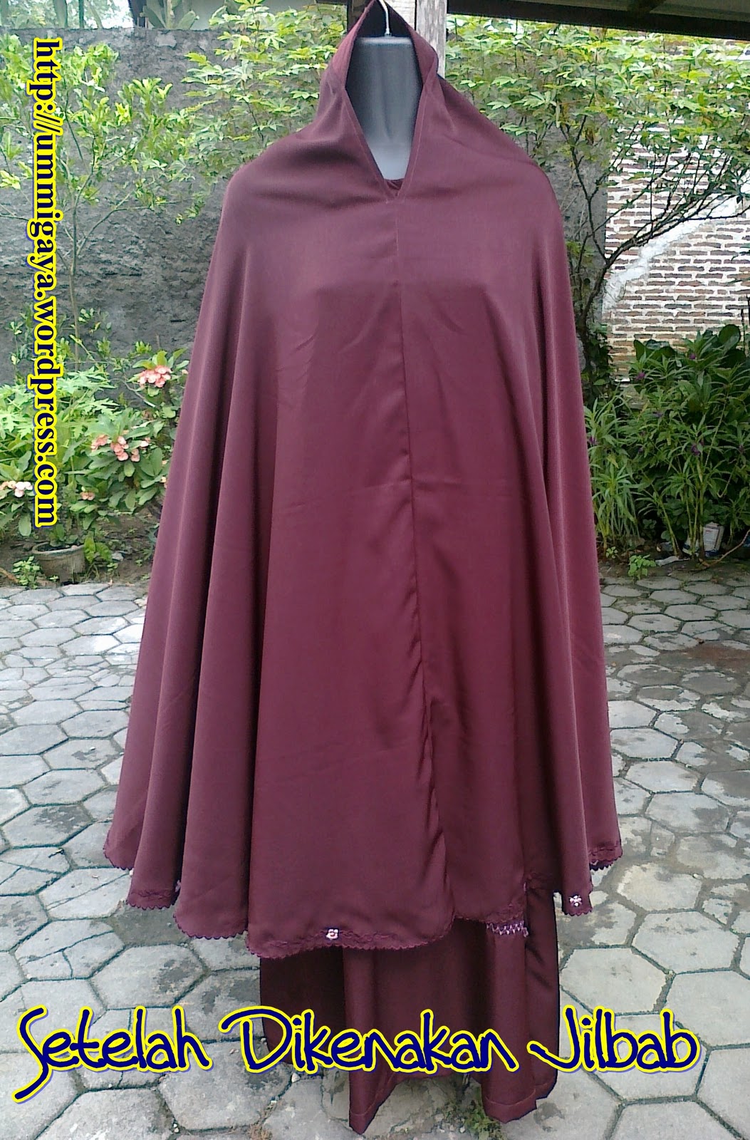 UMMI: STELAN GAMIS AKHWAT BORDIR (GAMIS+JILBAB+CADAR)