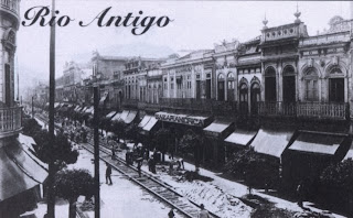 Rio de Janeiro Antigo: Centro, Rua Uruguaiana em 1909 - fotos do Rio antigo