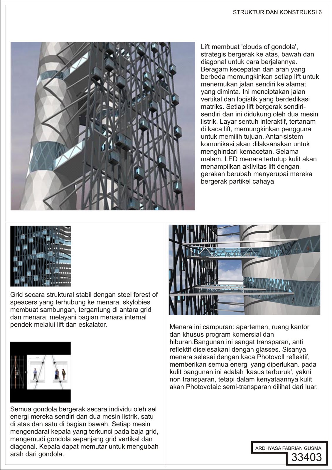 Struktur dan Konstruksi 6 - High rise building | A + A s t u d i o