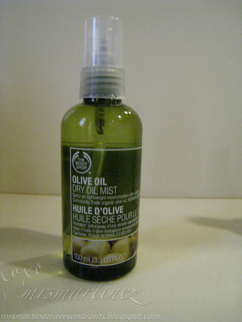 The Body Shop Olive Oil Dry Oil Mist on sale NOW! - MrsMartinez's Raves ...