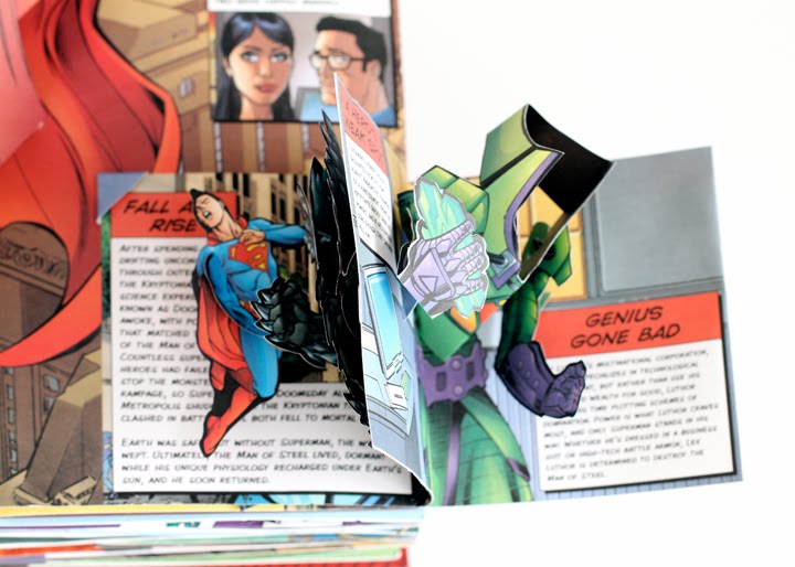 On My Bookshelf...: Superheroes: A Pop-up Book