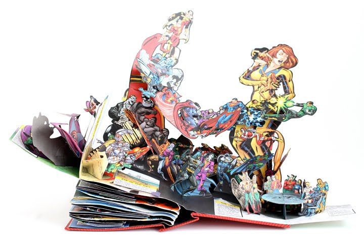 On My Bookshelf...: Superheroes: A Pop-up Book