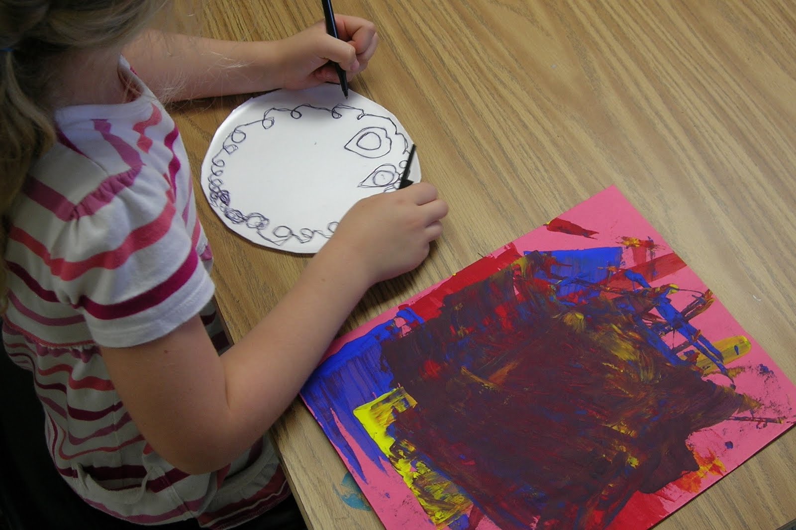Artists For Kids: Printmaking with styrofoam plates