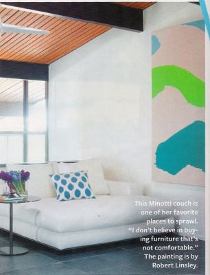 a pina colada: Home Tour: Robin Tunney's Home