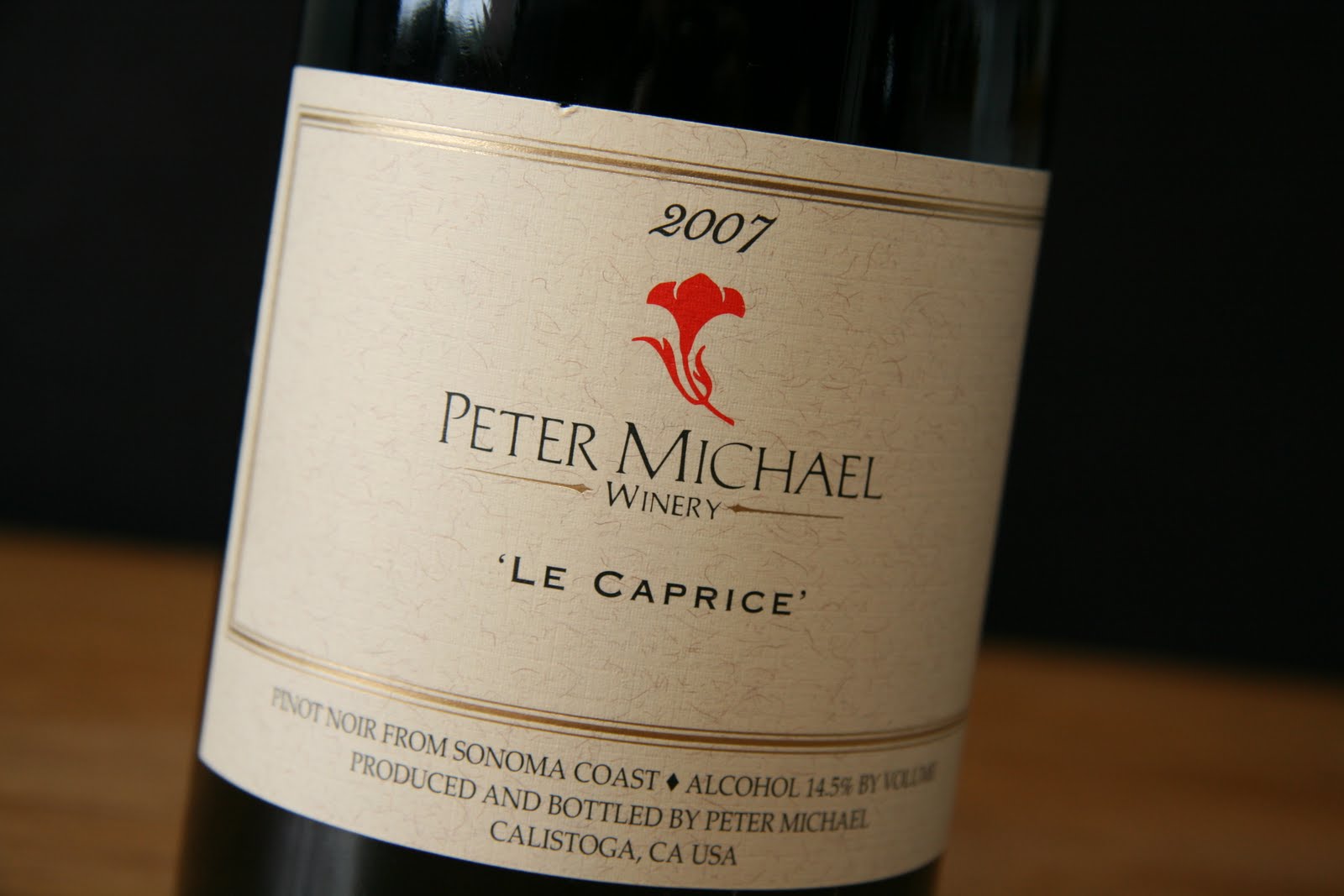 California Wine Report: The new Le Caprice from Peter Michael Winery
