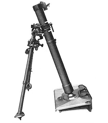 Machines for War: Various types of American and German mortars
