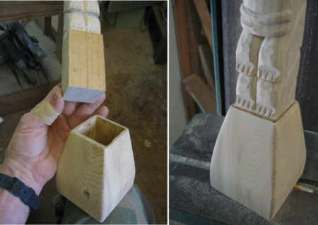 WIP: Carving A Two Foot Table Totem Pole- (Part 3 of 4) | Wood Trails ...