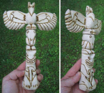 WIP: Carving Totem Sticks Re-Visited (part 2 of 3) | Wood Trails - Dave ...