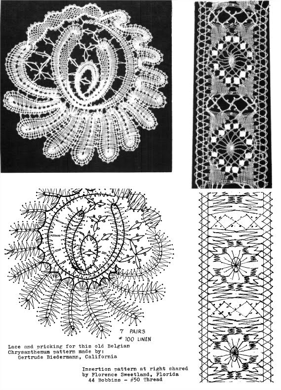 ENCAJERAS DE BOLILLOS DE BENALMÁDENA - 2: PATRON PARA ENCAJE DE BOLILLOS