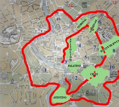 Eli Tester : Diario de arte: Roma 9: Mapas