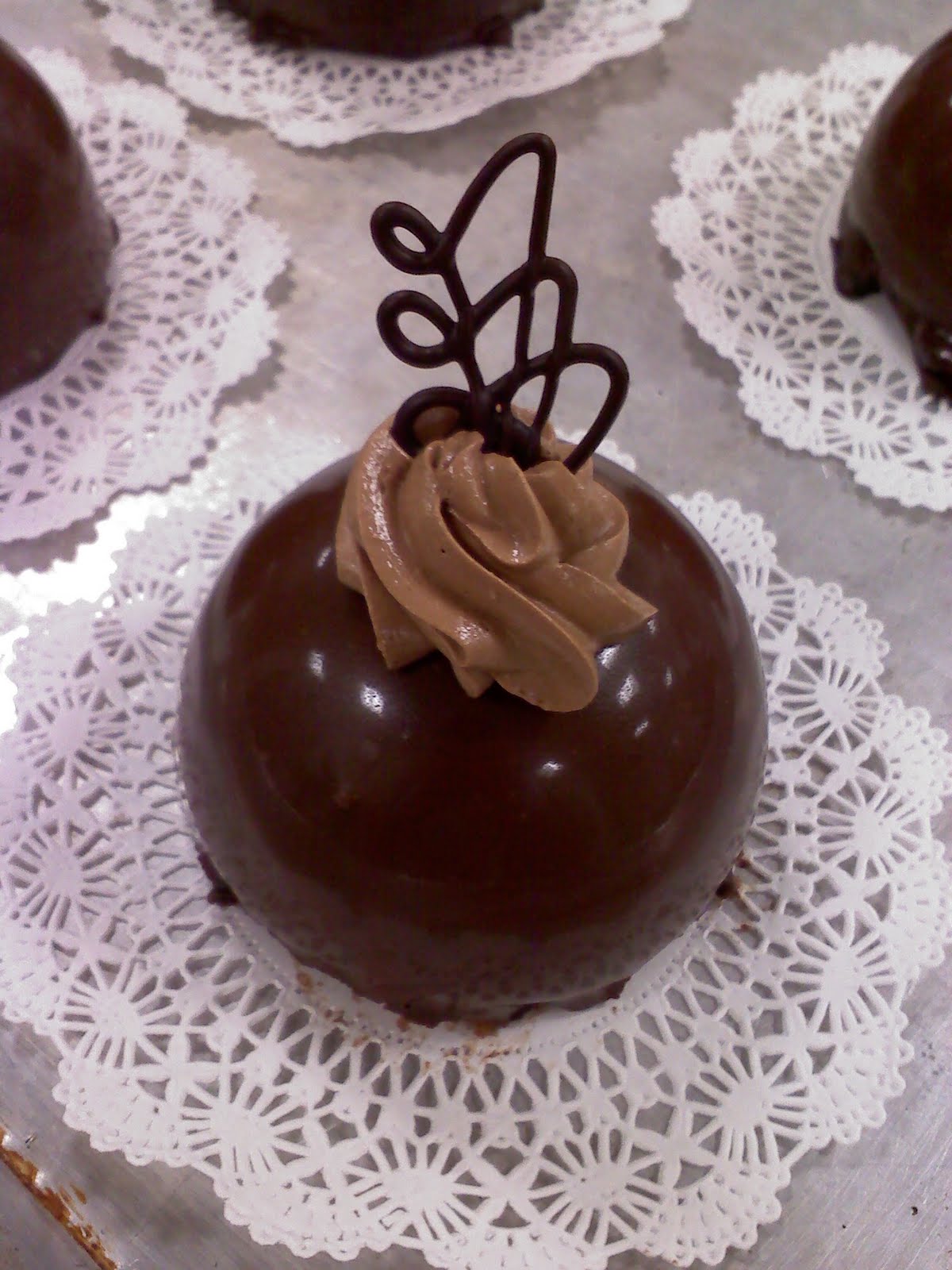 Bakelicious!: Chocolate Mousse Bombes, Decadence, Charlotte Royal