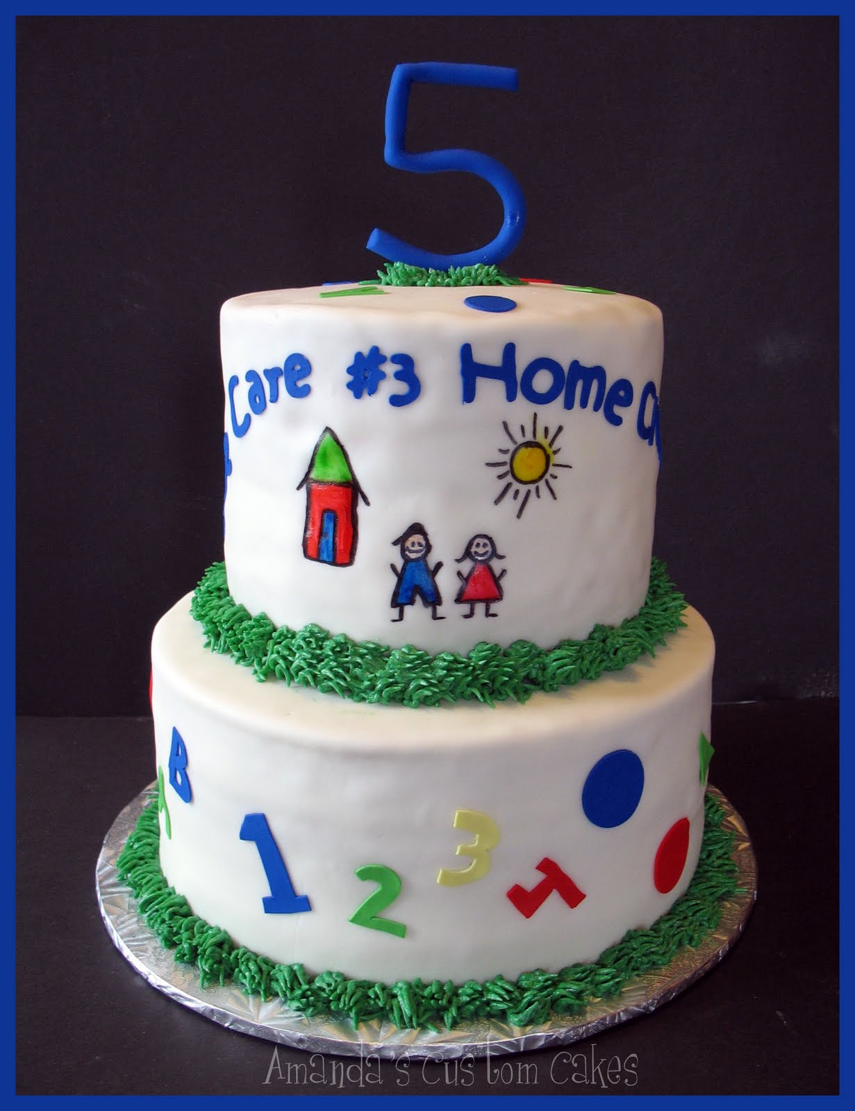 Amanda's Custom Cakes: Wheel of Wow, McQueen and a Daycare anniversary!
