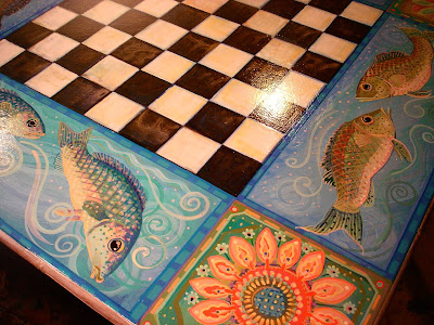 Painting It: Painted Game Table