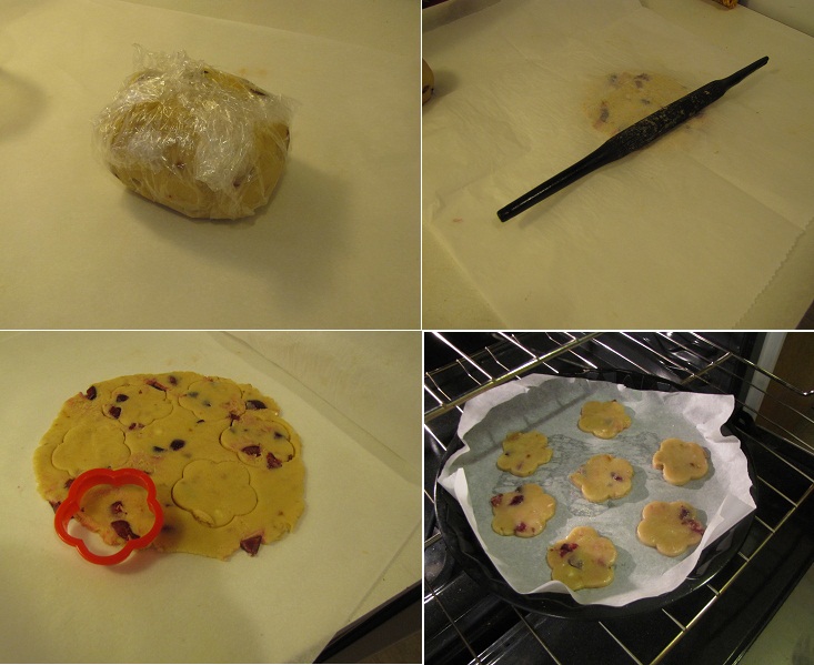 Super Yummy Recipes: Almond Cherry Flower Cookies