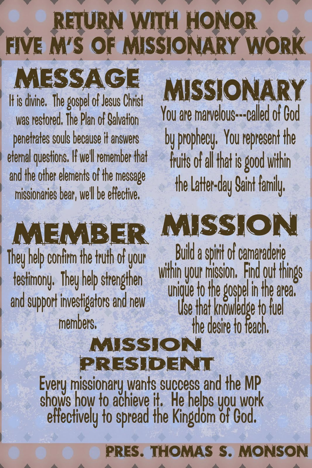 Mule 'n Nag Crafts: Missionary Work Bookmark