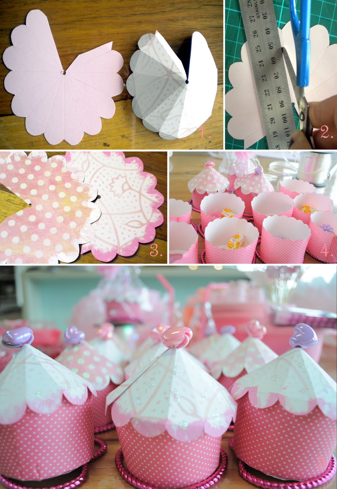 Myrtle & Grace: Cup Cake Box Tutorial