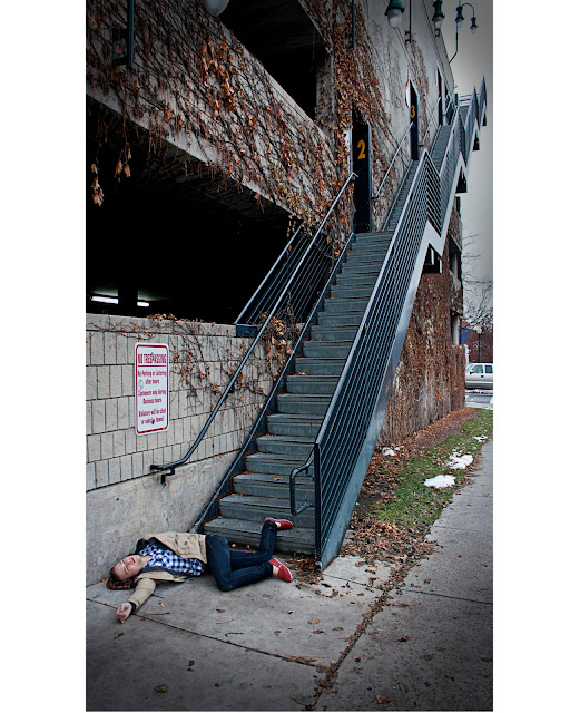 Framed Fate: Staged Crime Scenes