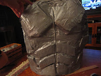 Chuck Does Art: DIY (do it yourself) Batman Costume: Chest Plate