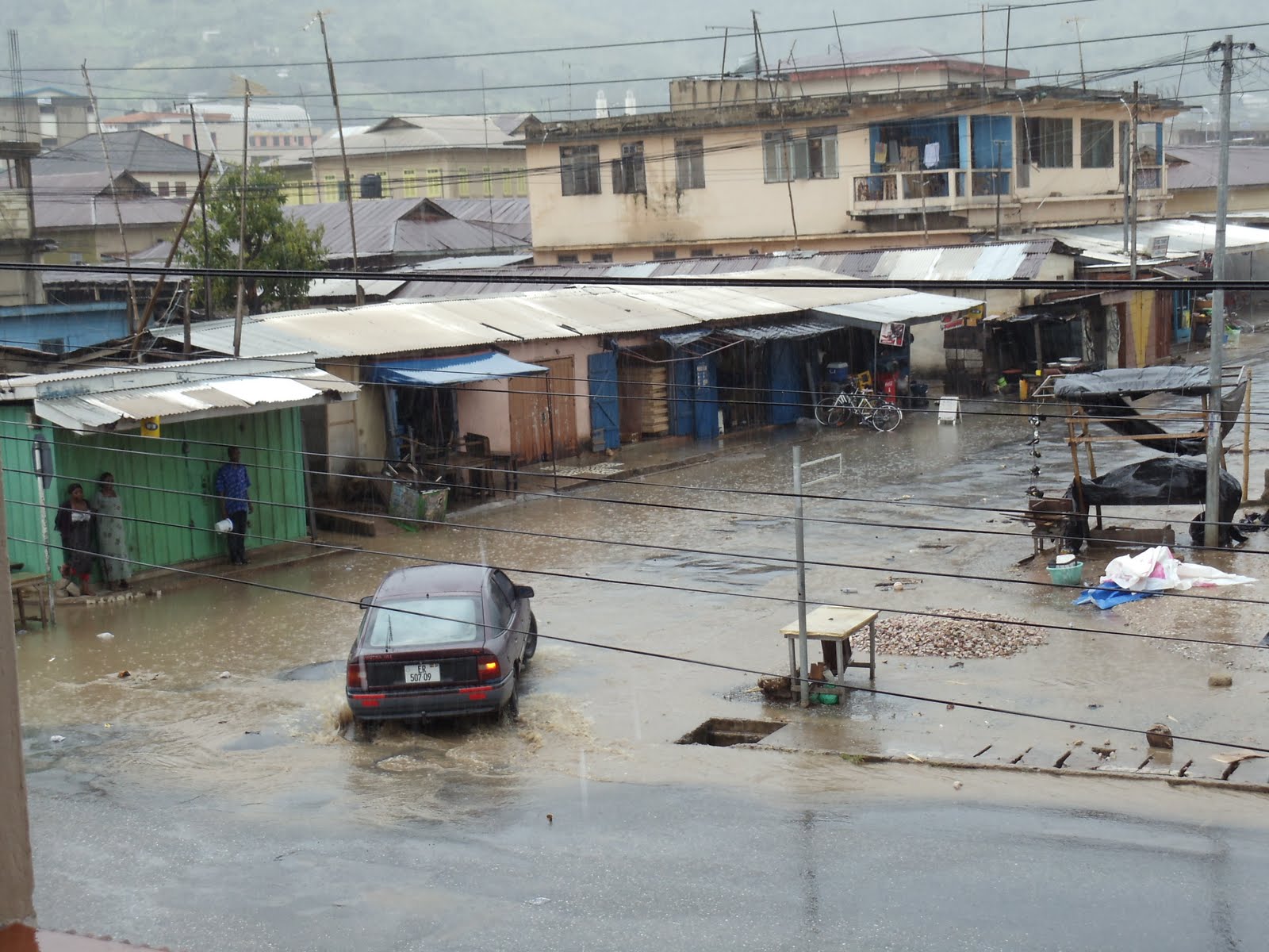 7 Weeks in Ghana: Day 16 - Freak Rain Storm