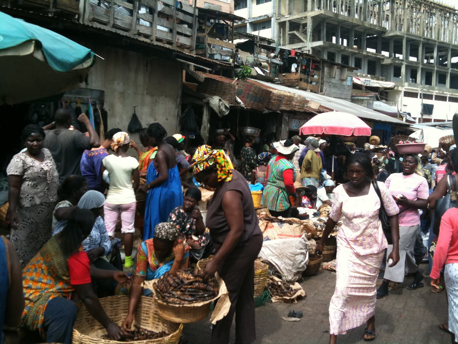 7 Weeks in Ghana: Day 28 - Kumasi Market, Central Market, or Kejetia ...